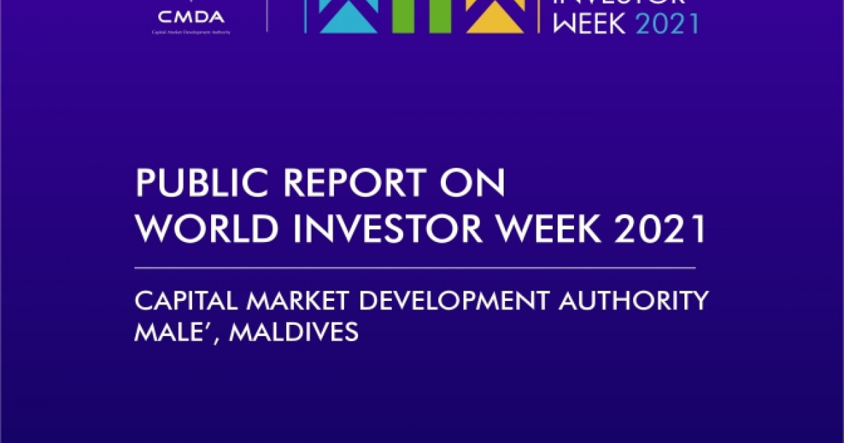 CMDA - World Investor Week Report - 2021